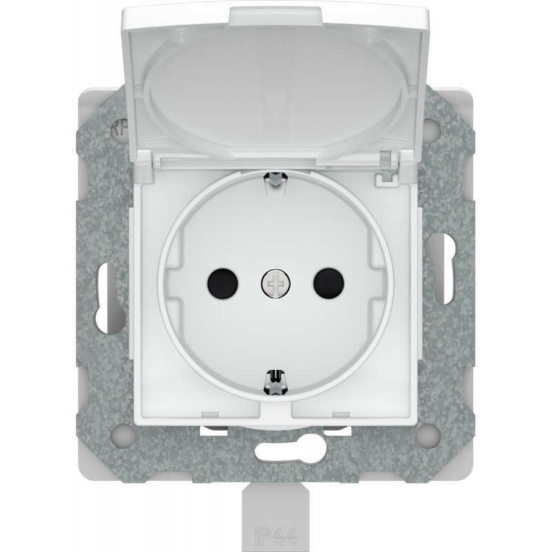 23526-3 SCHUKO,TAPA ABAT.,PR.INF,IP44 VIVA BLANCA